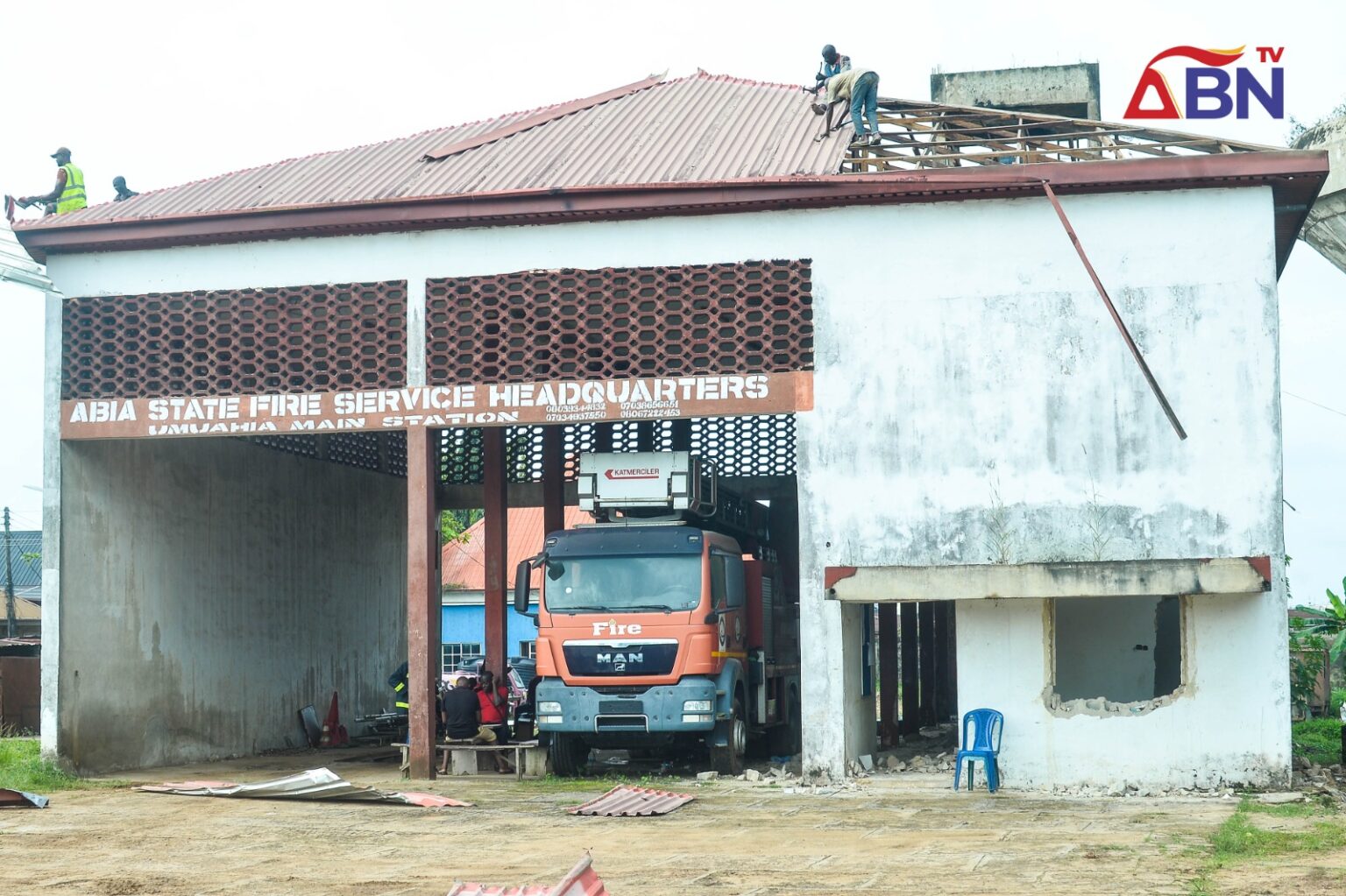 Governor Otti Set To Build Modern Fire Station in Umuahia, Demolishes ...